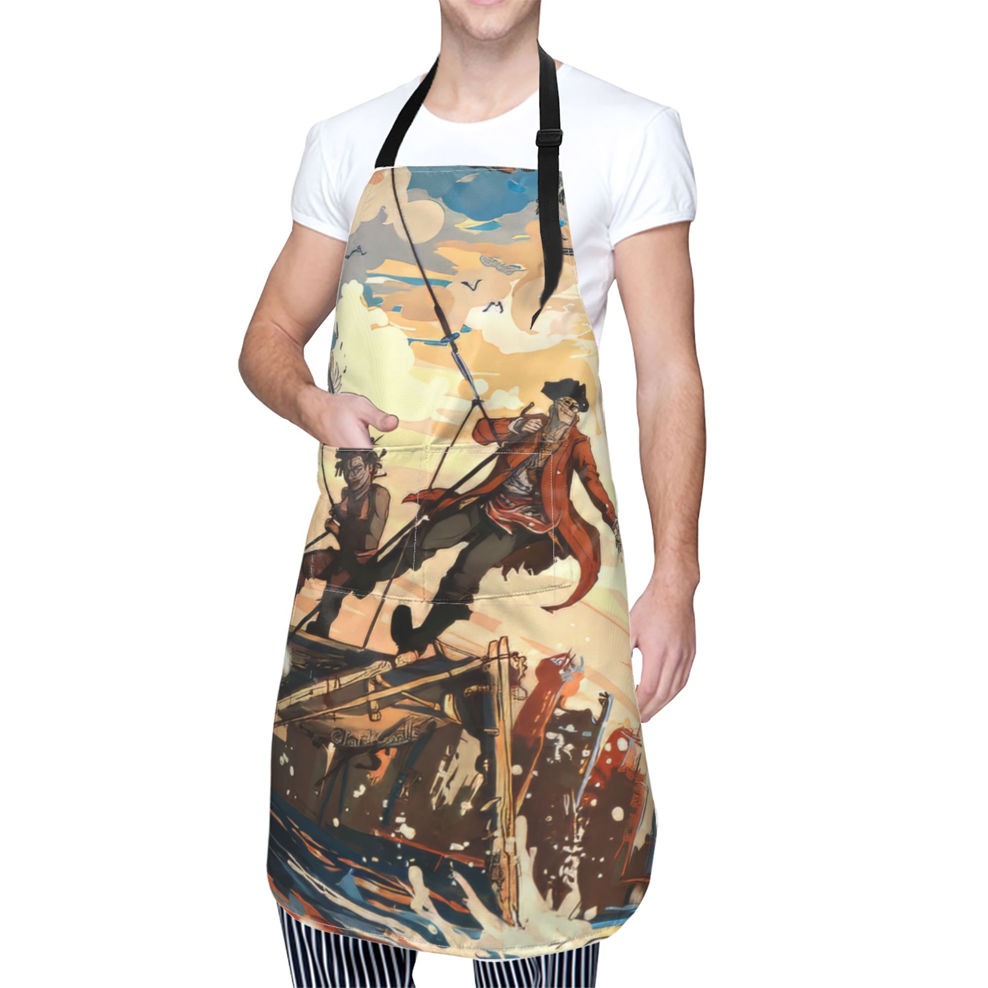 Fallout Waterproof Apron with 2 Pockets for Men Women, Adjustable Chef ...