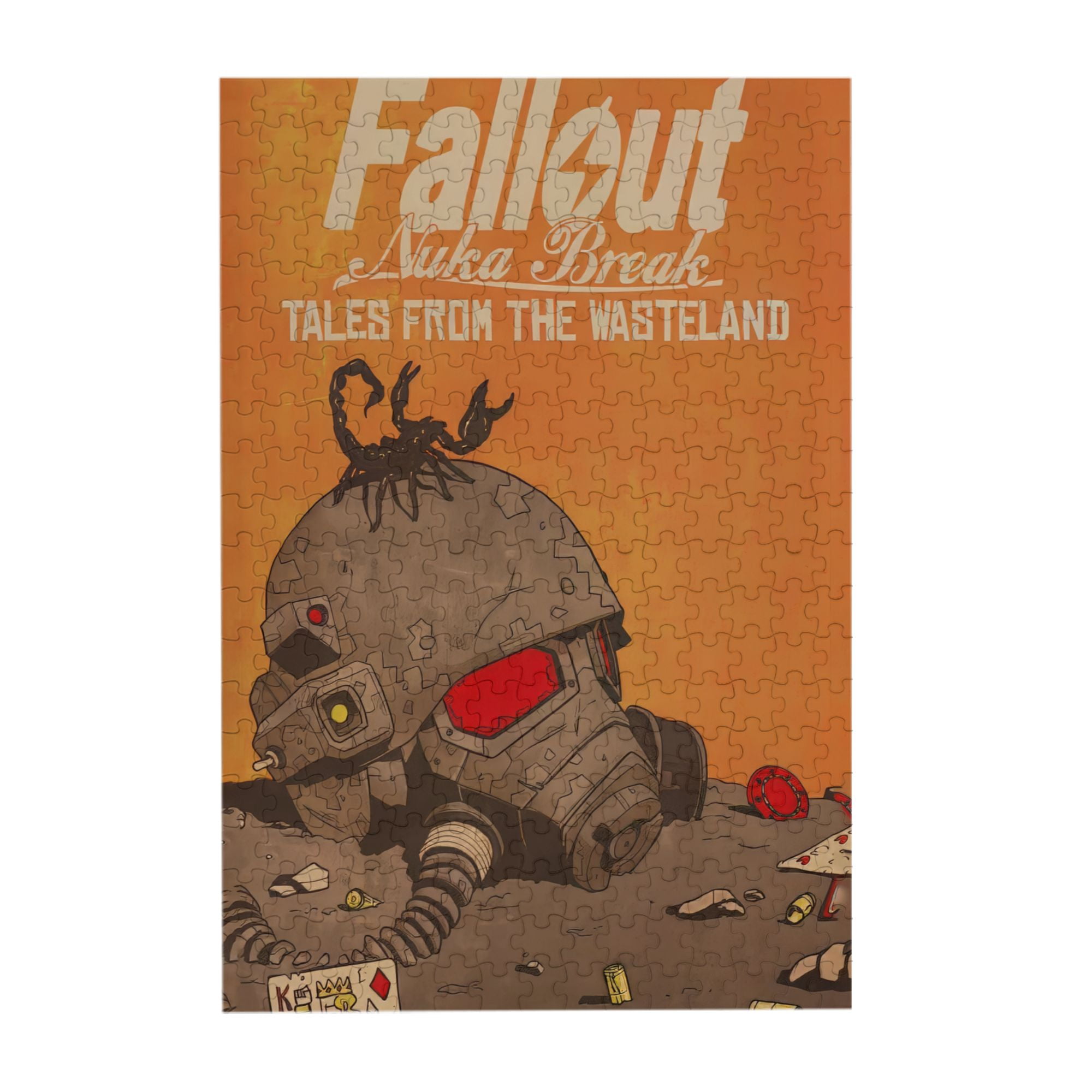 Fallout Wooden Puzzle 300 PCS in Plastic Box, DIY Jigsaw Puzzle for ...