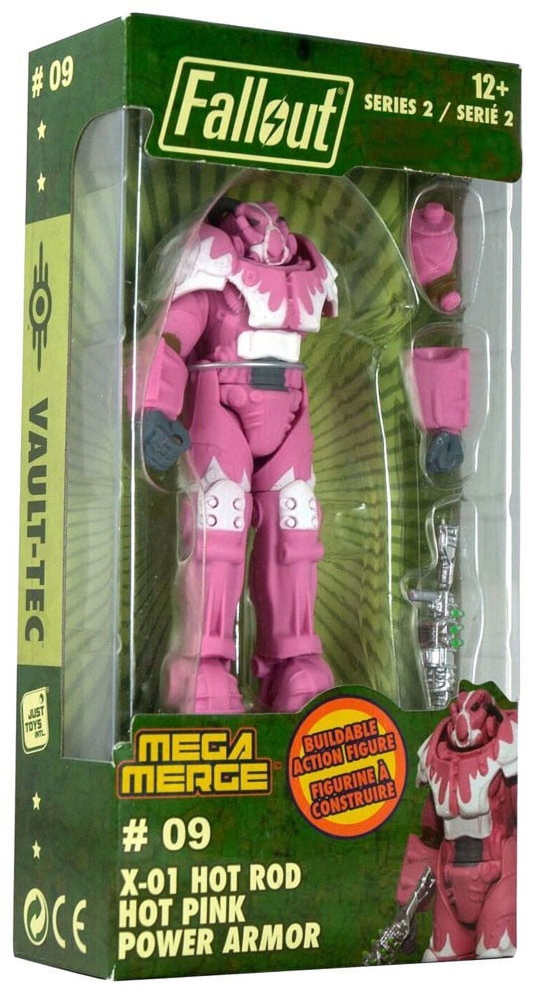 Fallout X-01 Collectable Action Toy - Hot Rod Hot Pink Power Armor ...