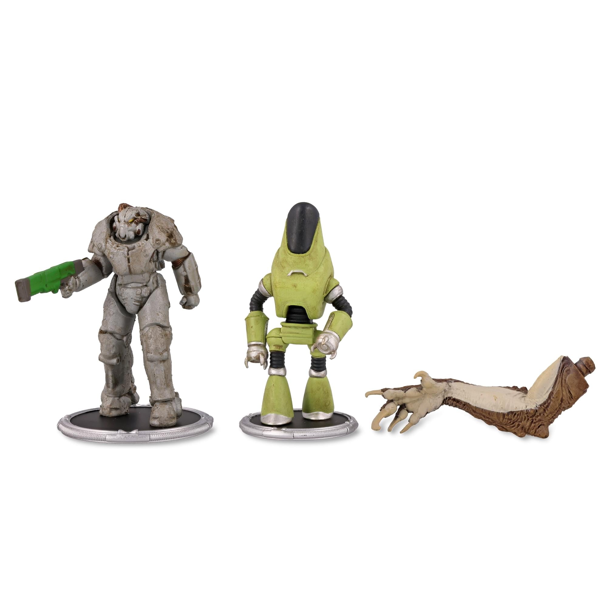 Fallout X01 and Protectron Mini Figure Set (Build-a-Figure Deathclaw ...