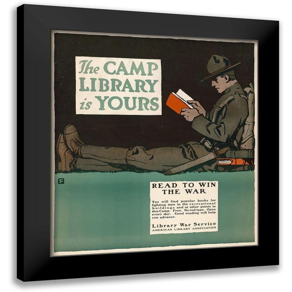 Falls, Charles Buckles 15x16 Black Modern Framed Museum Art Print ...