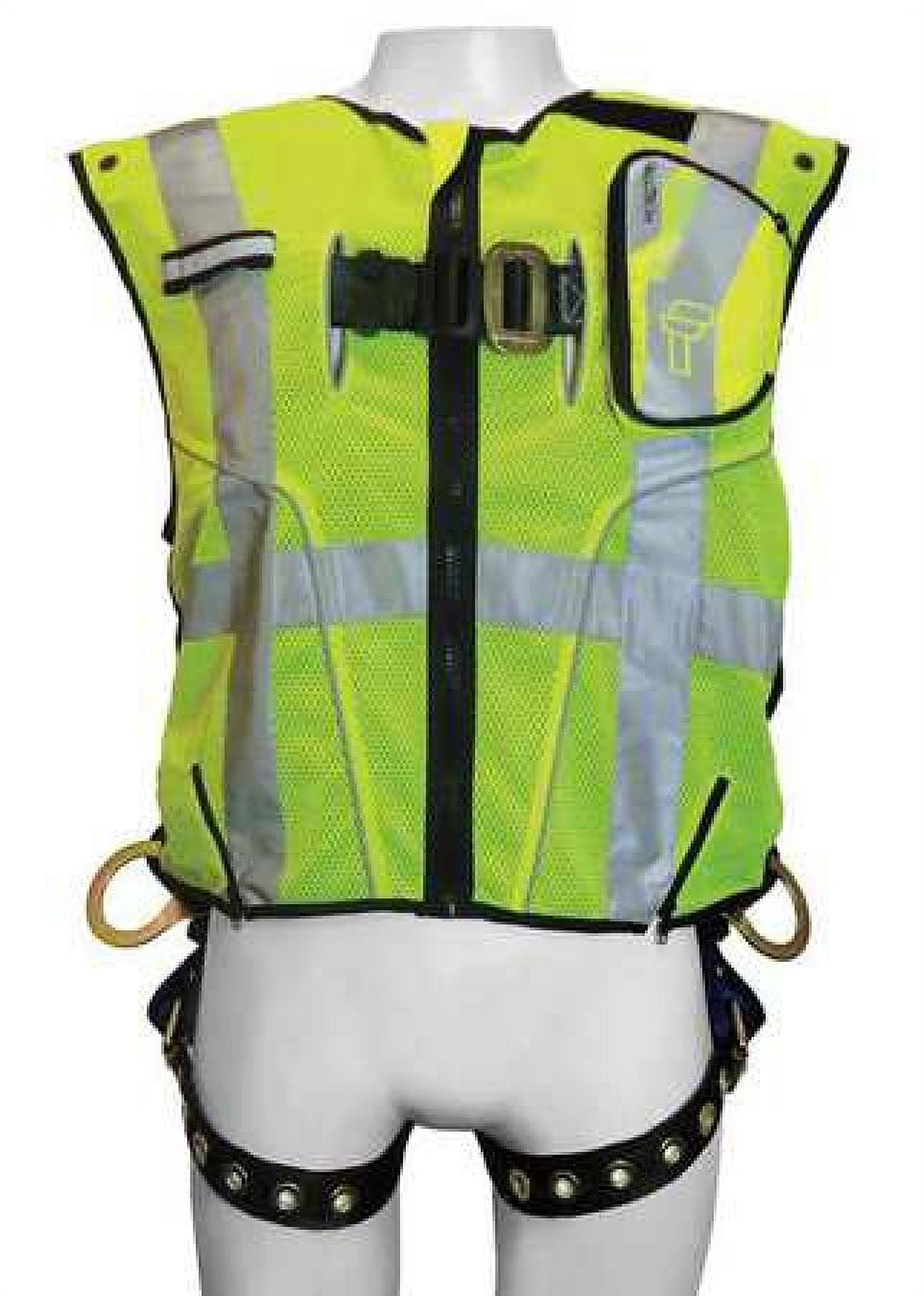 Falltech Full Body Harness,Hi-Vis Vest,S/M 7018SML - Walmart.com