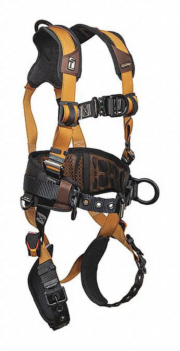 Falltech Full Body Harness,Vest Style,With Belt 7081BFDM - Walmart.com