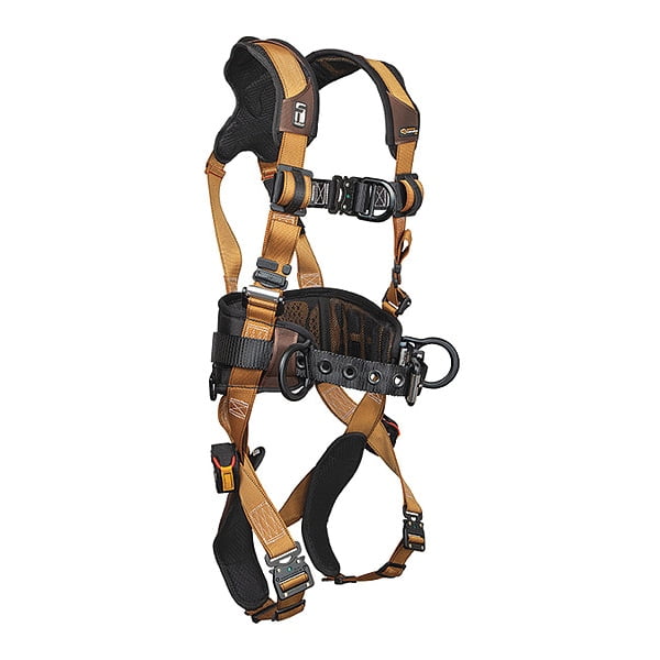 Falltech Full Body Harness,Vest Style,With Belt G7083BFDL - Walmart.com