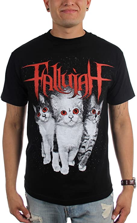 Fallujah Men's Cats T-Shirt Black M - Walmart.com