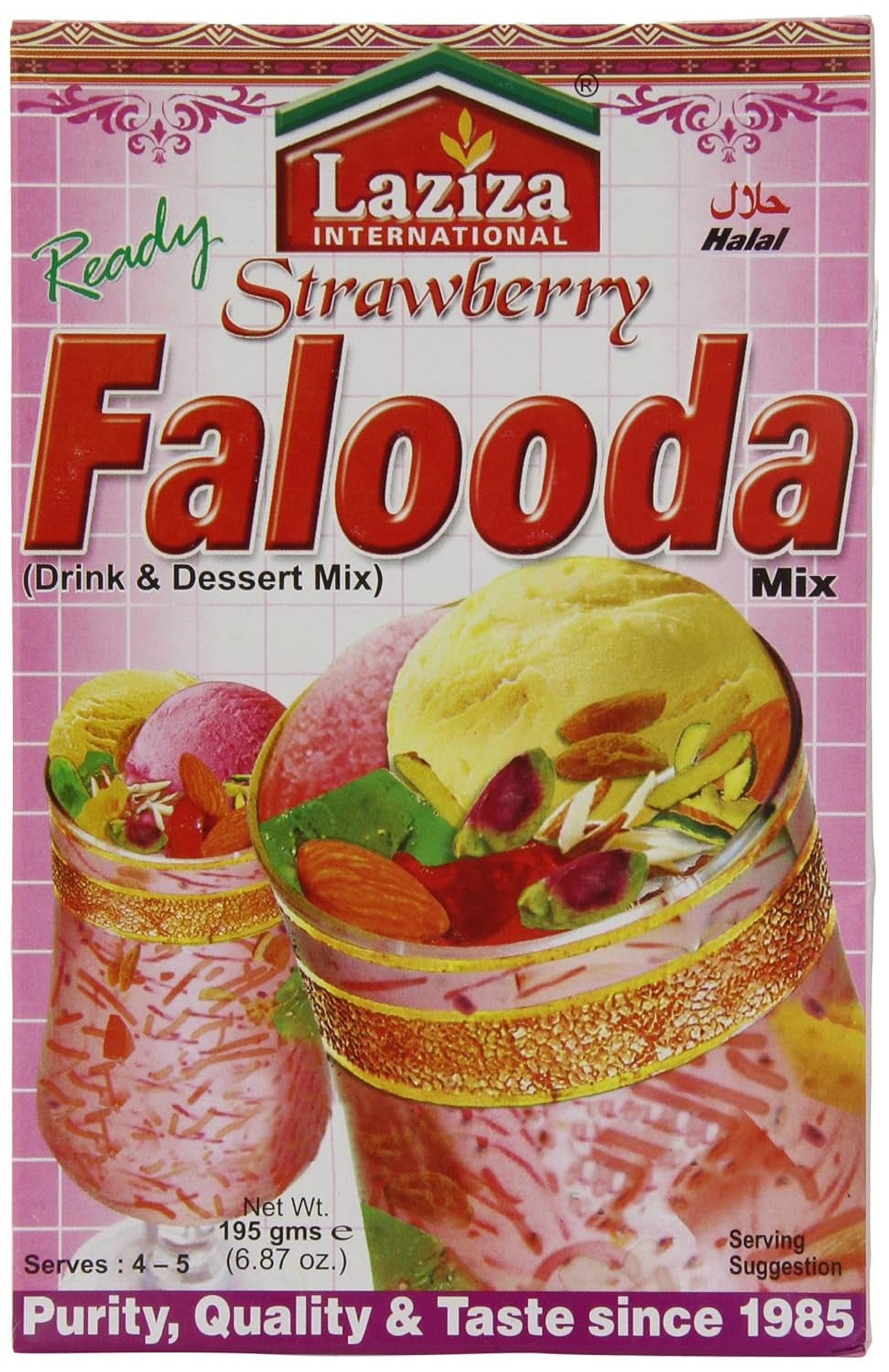 Falooda Mix Strawberry, 195-Gram Boxes (Pack of 6) - Walmart.com