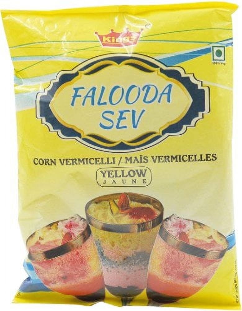 Falooda Sev - Corn Vermicelli Yellow 50 gm Pack of 2 - Walmart.com