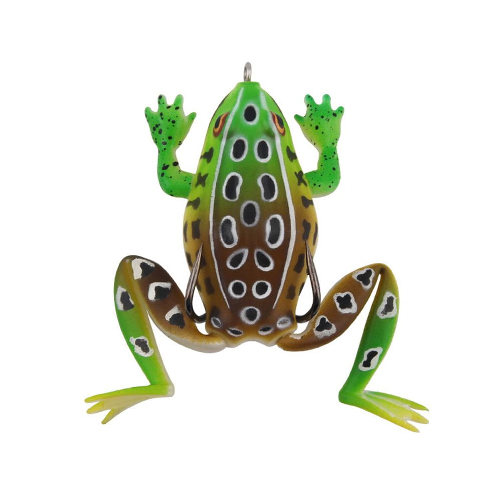 False Bait Thunder Frog Soft Bait Toad Frog Boutique Black Fish False ...