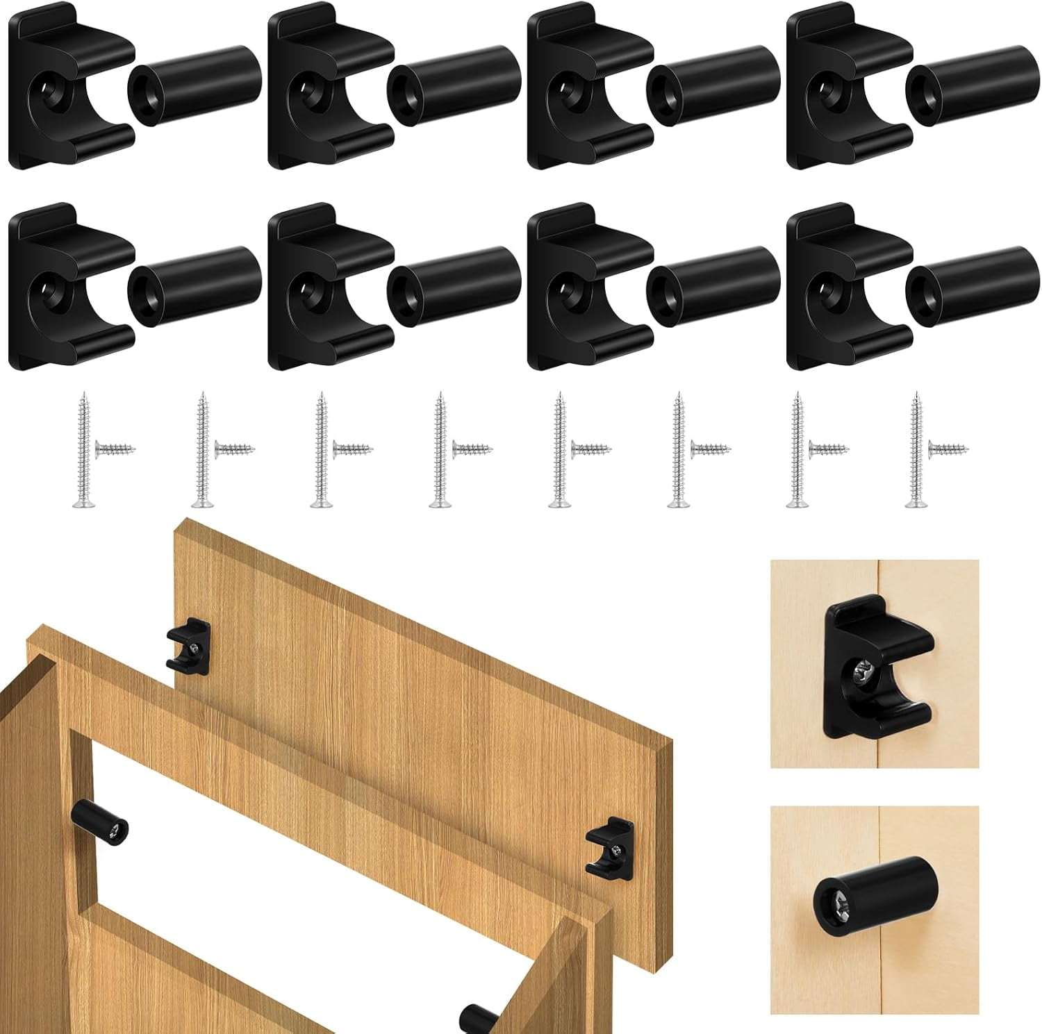 False Cabinet Front Clip False Drawer Front Clips Sink Tip Out Snap ...