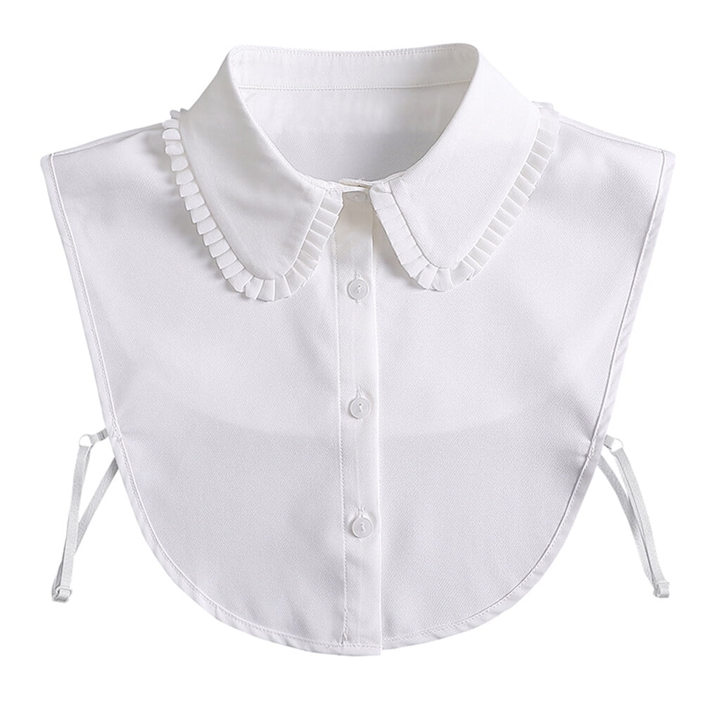 False Collar Womens Blouses Women Half-Shirt Blouse Lady Fake Collars ...