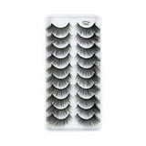 False Eyelashes Cat Eye Wispy Lashes Pack Fluffy Short Natural Lashes ...