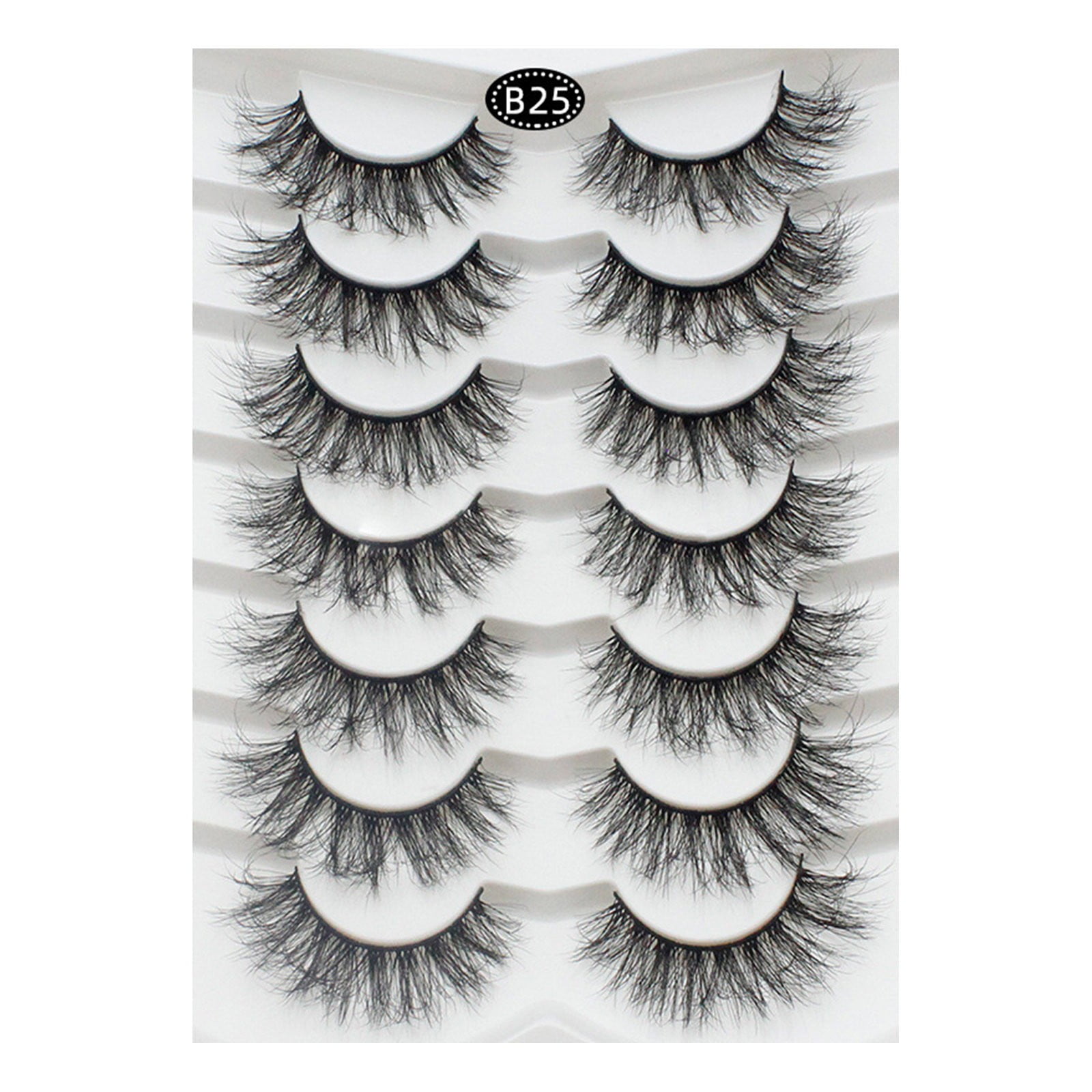False Eyelashes,Contact Lens Friendly, Easy to Apply, Reusable Strip ...