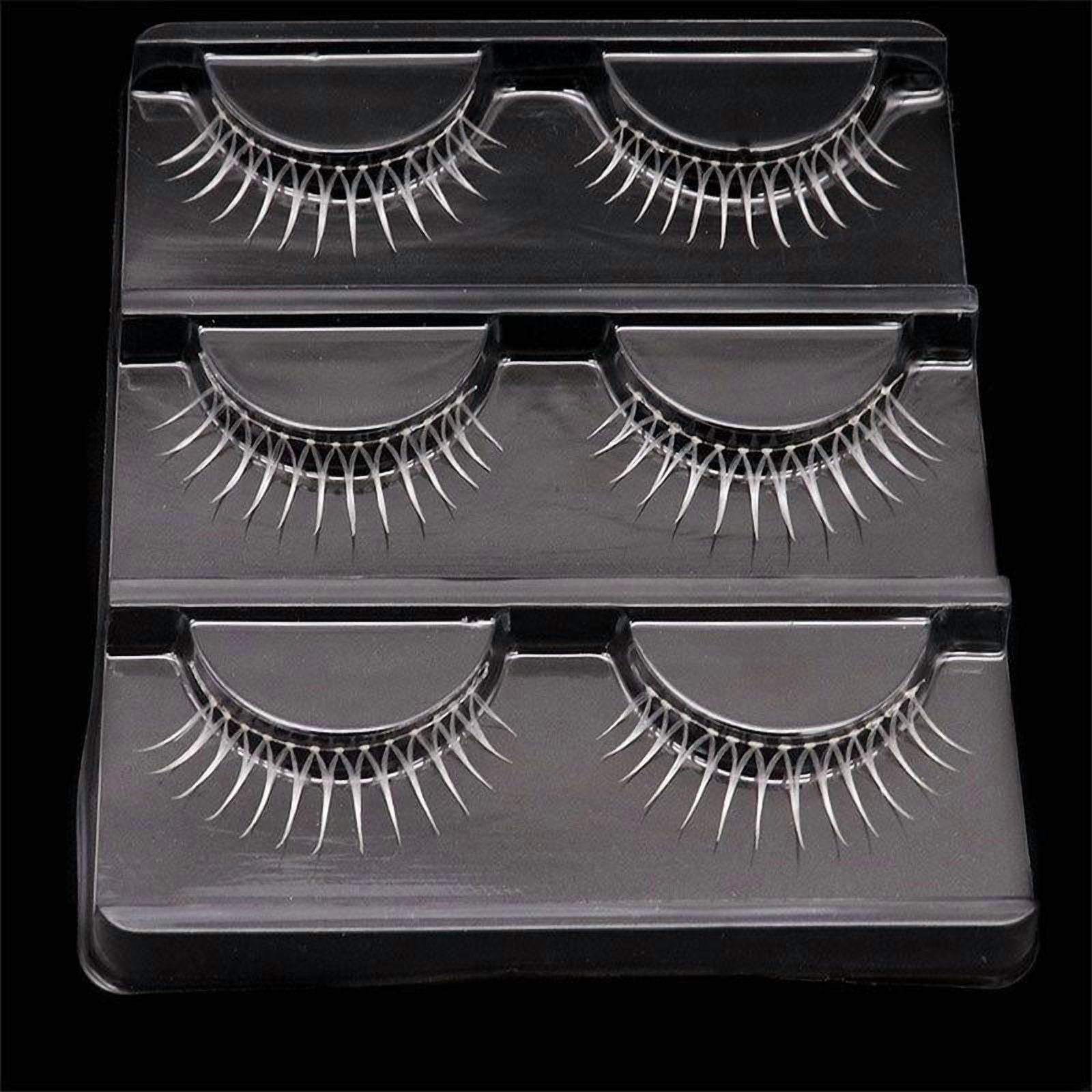 False Eyelashes Cosplay White One-Piece False Eyelashes Natural Thin ...