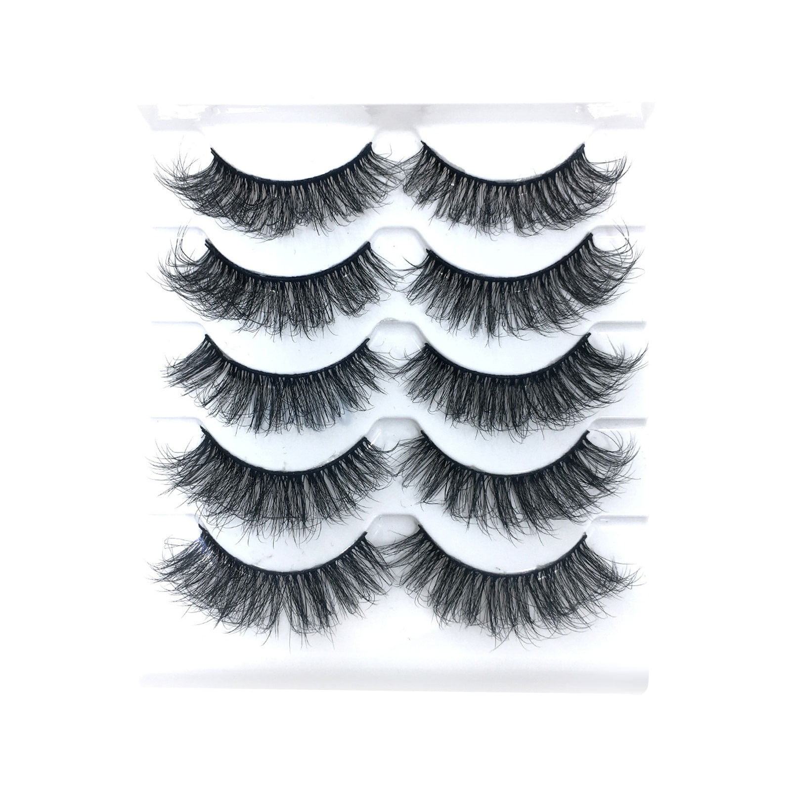 False Eyelashes Lashes Pack Reuseyelashes 10 Pairs 8D Dramatic False ...