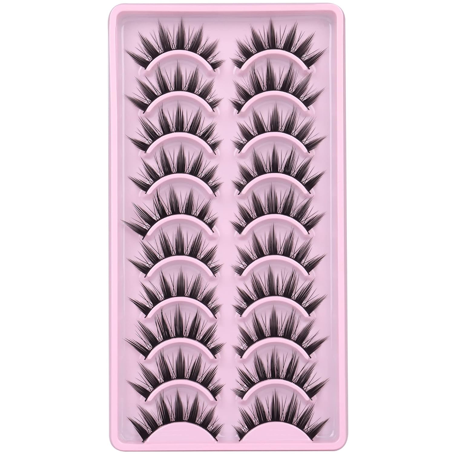False Eyelashes Manga Lashes Wet Eyelashes Japanese Styles Spiky Lashes ...