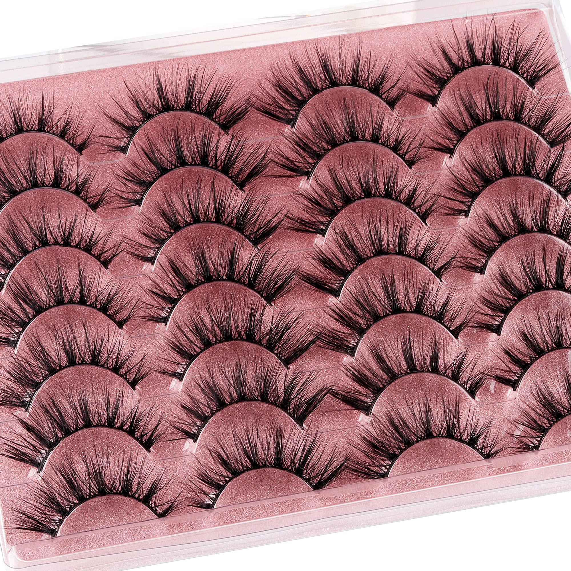 False Eyelashes Wispy Lashes SSF20 Natural Look Eye Lashes Cat Eye Fake ...