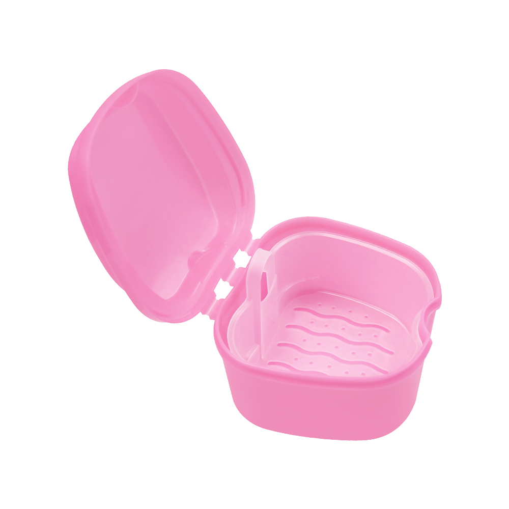 False Teeth Case Dental Retainer Denture Bath Box Mouth Guard ...