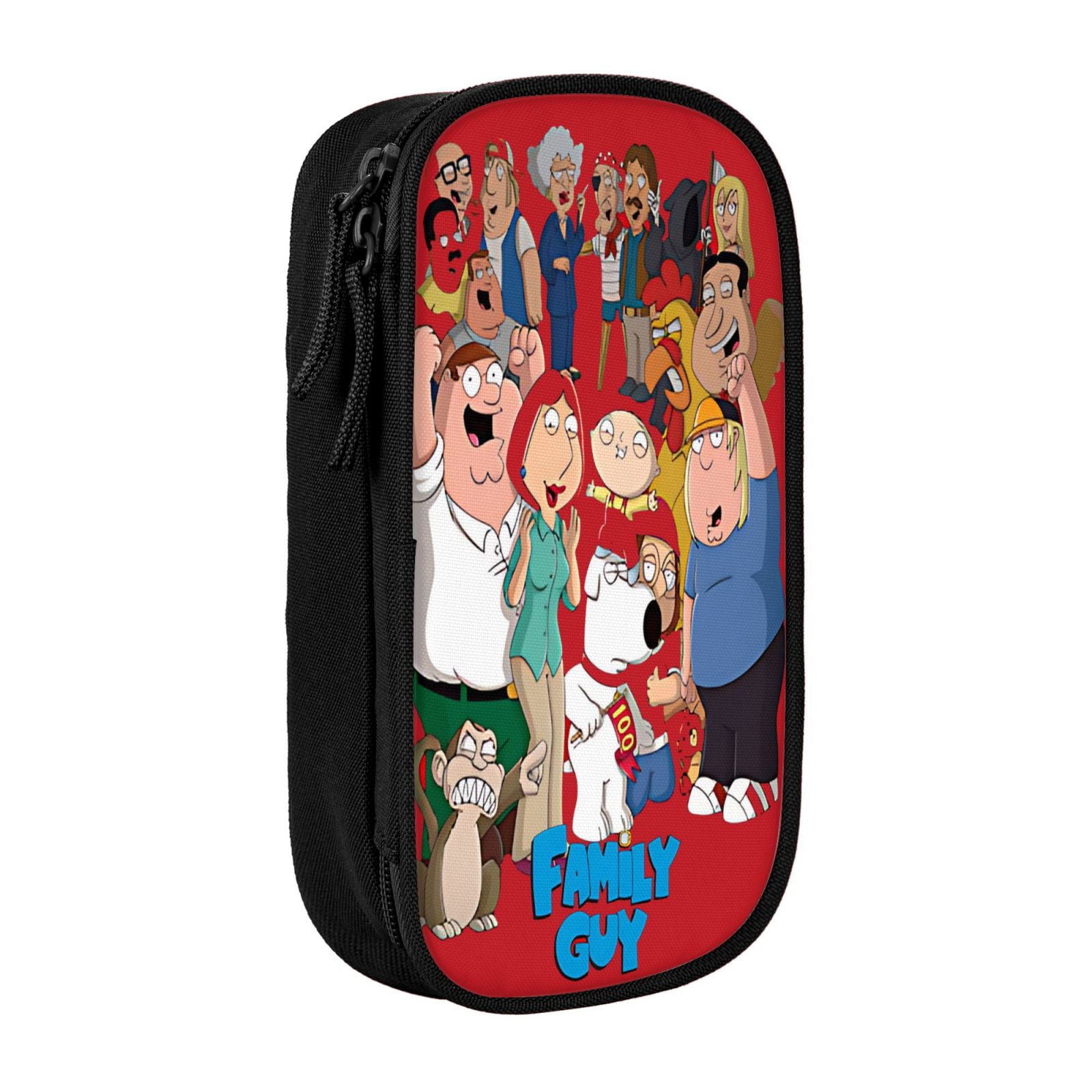 Fam-ily Guy Pencil Case Portable Pen Bag Pouch with Zipper Small Pencil ...