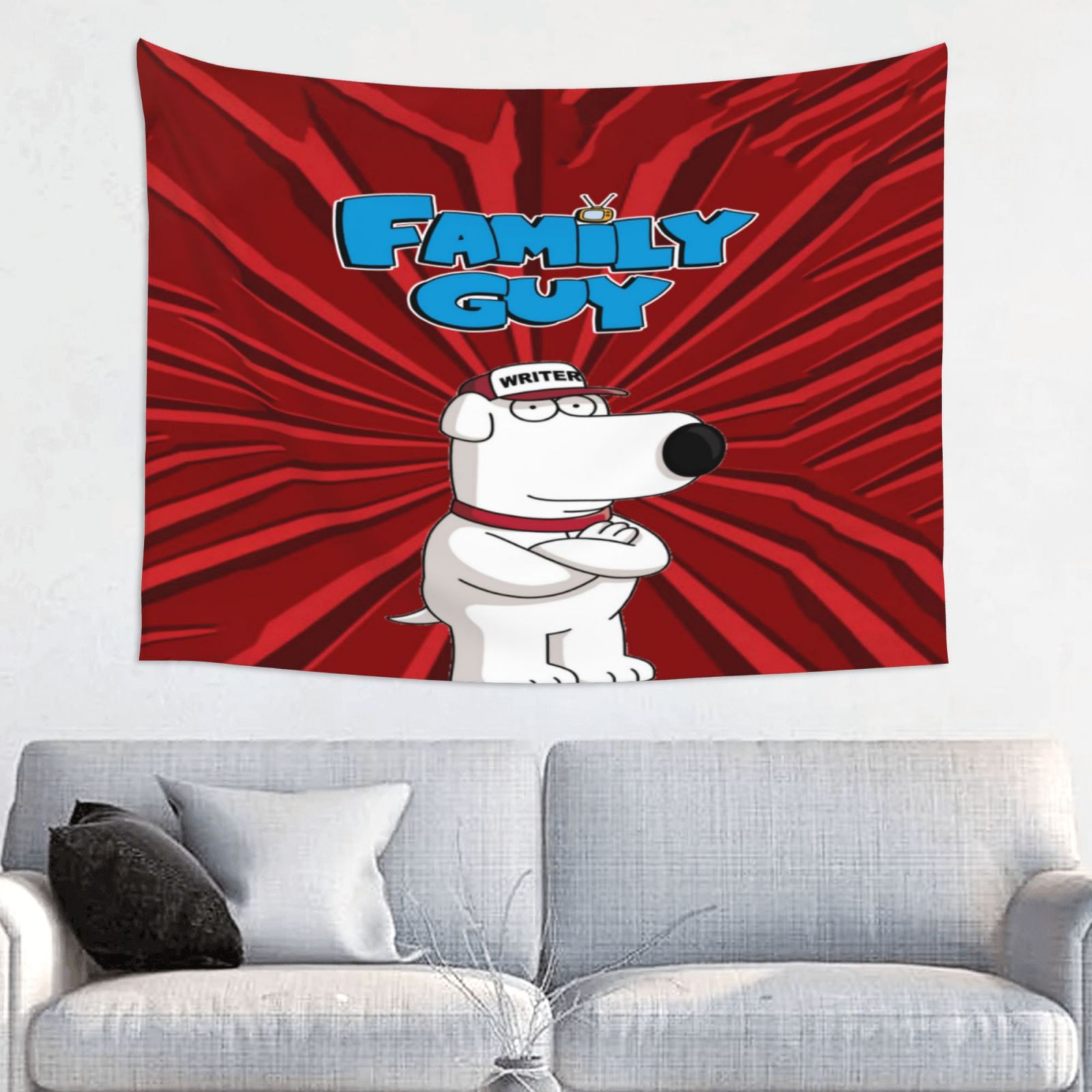 Fam-ily Guy Tapestry Kawaii Tapestry Room Decor Aesthetic Cute Room ...