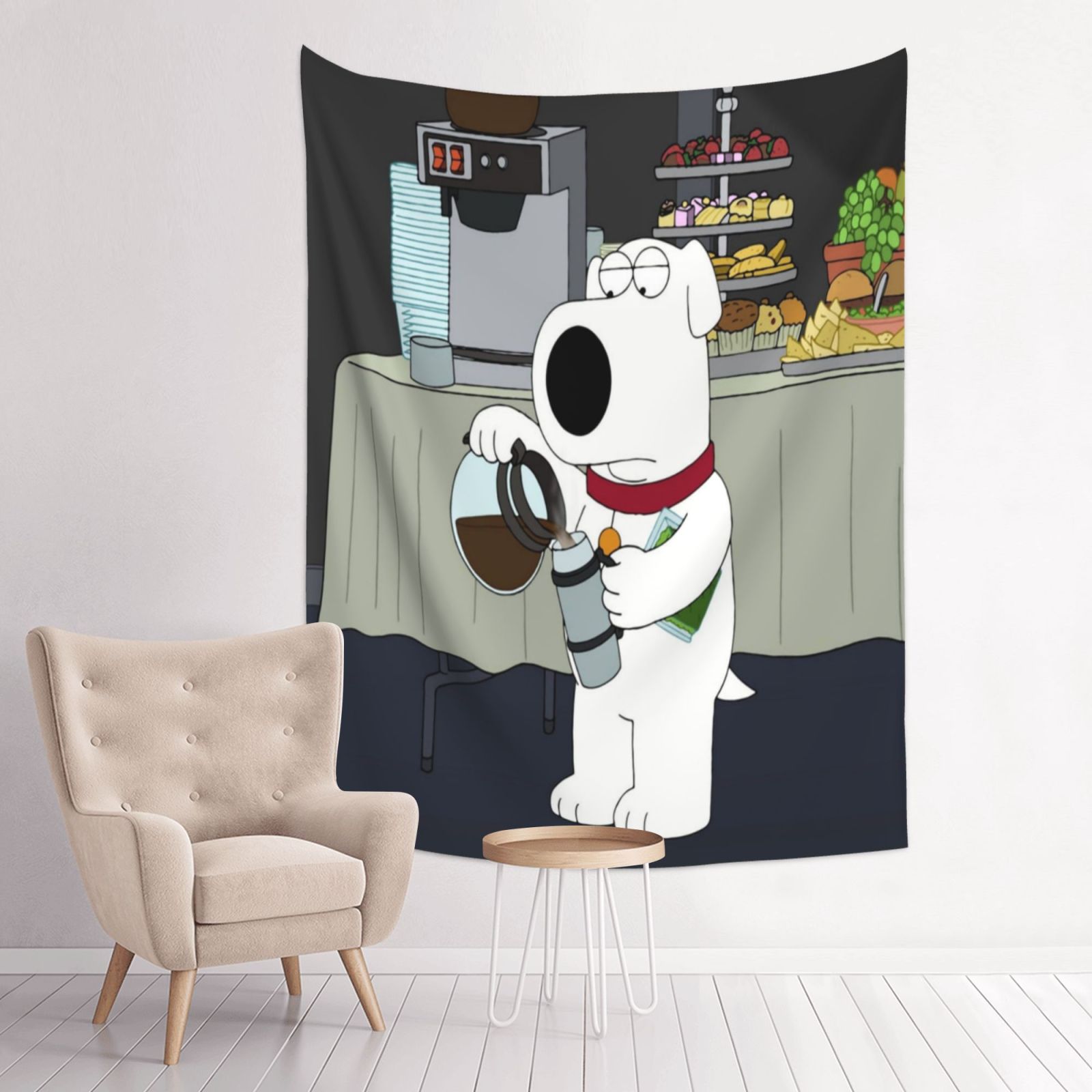 Fam-ily Guy Tapestry Kawaii Tapestry Room Decor Aesthetic Cute Room ...