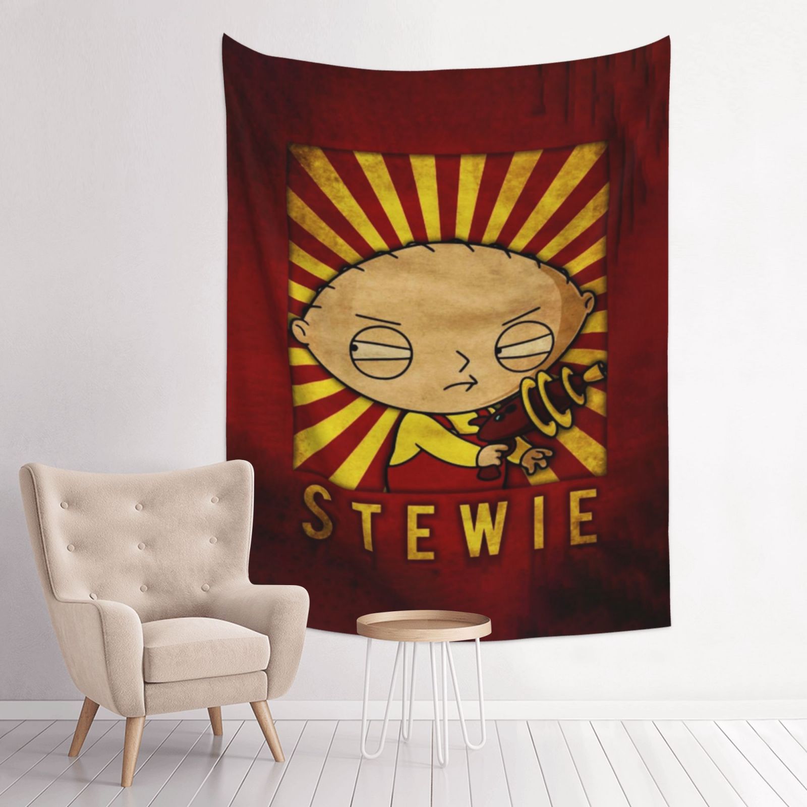 Fam-ily Guy Tapestry Kawaii Tapestry Room Decor Aesthetic Cute Room ...