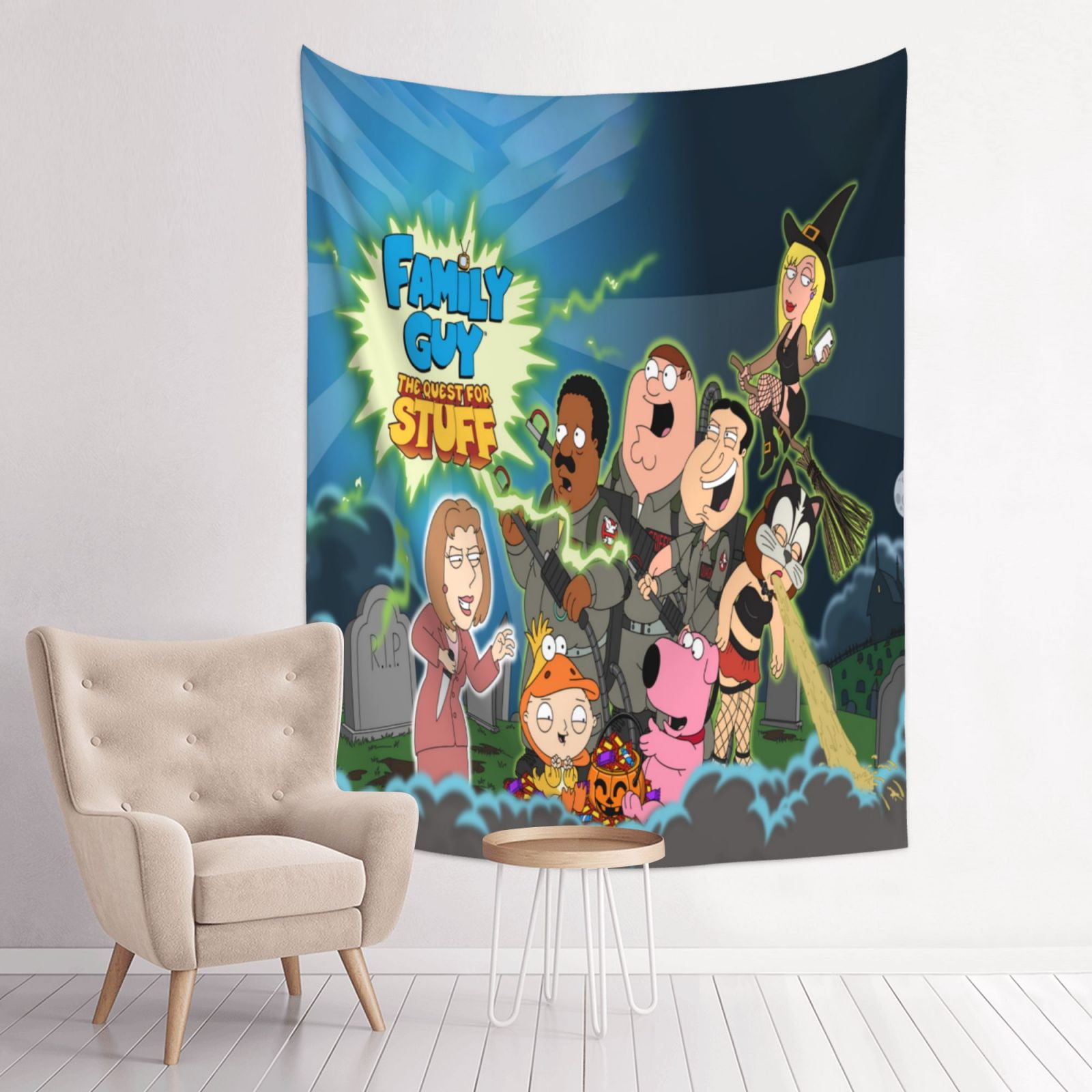 Fam-ily Guy Tapestry Kawaii Tapestry Room Decor Aesthetic Cute Room ...