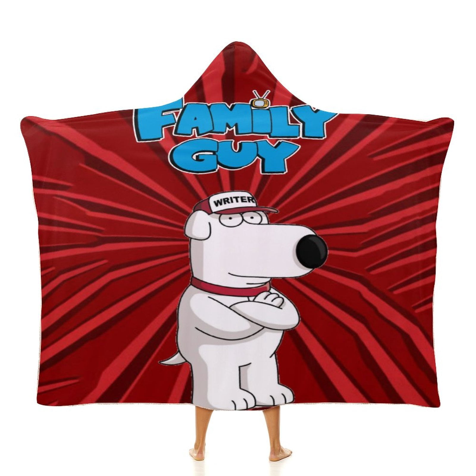 Fam-ily Guy Wearable Hooded Blankets Throw Cloak Blanket for Bed Sofa ...