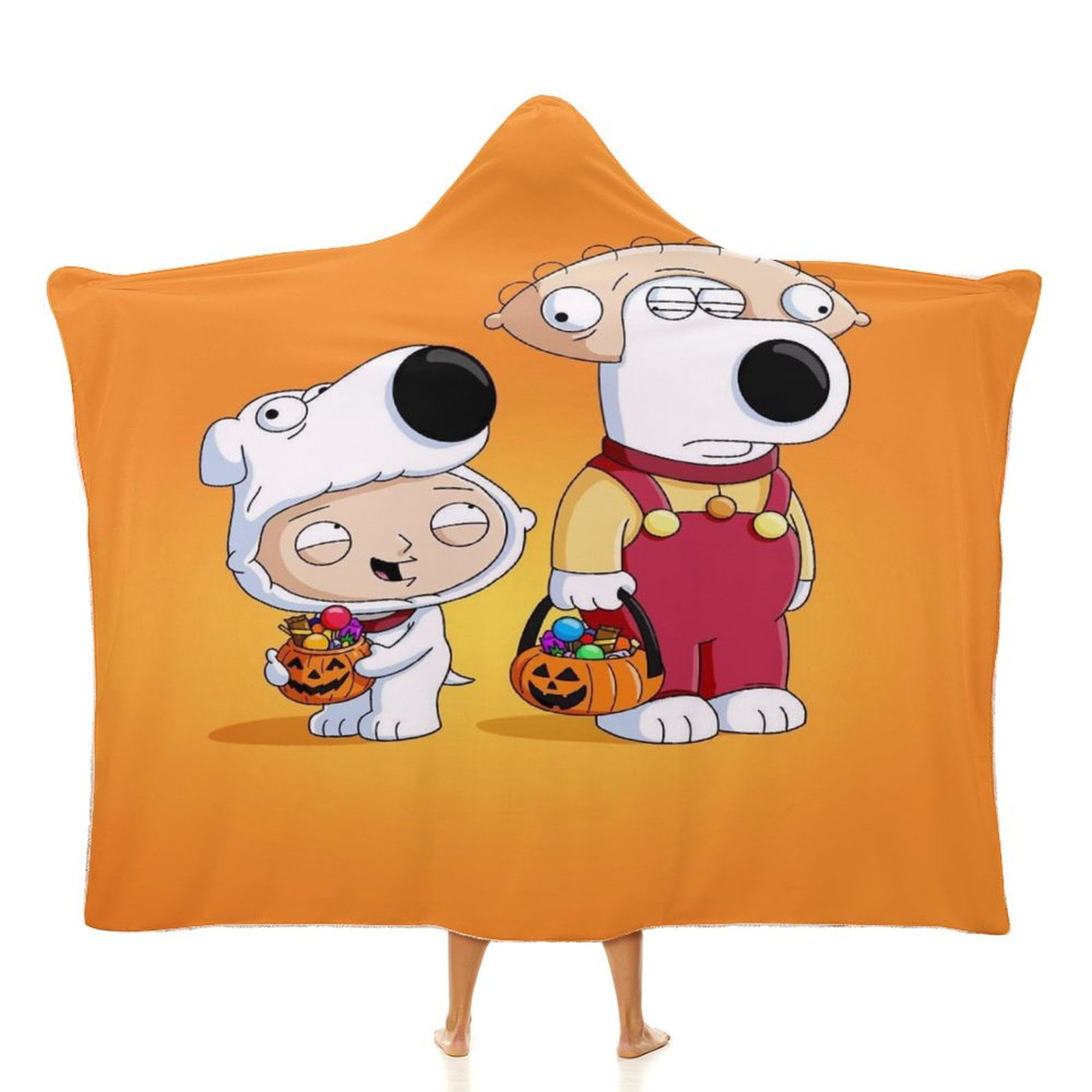 Fam-ily Guy Wearable Hooded Blankets Throw Cloak Blanket for Bed Sofa ...