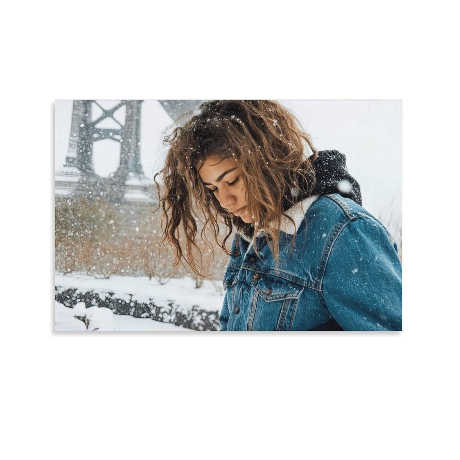 Fam-ous Act-ress And Model Zendaya Picture Print Wall Art Poster ...