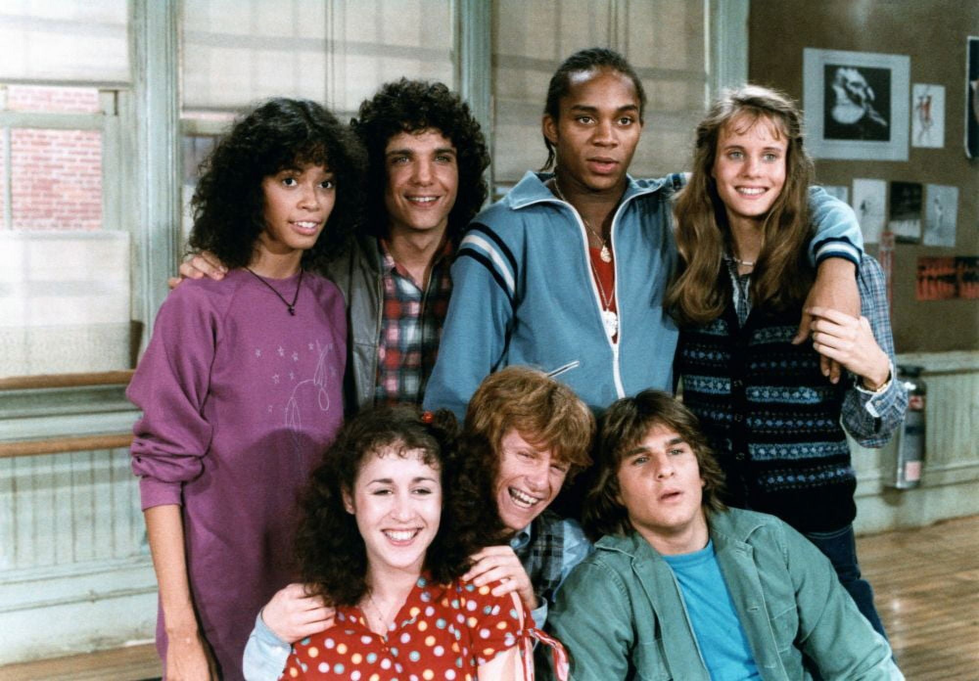 Fame, (Top Row, From Left): Erica Gimpel, Lee Curreri, Gene Anthony Ray ...