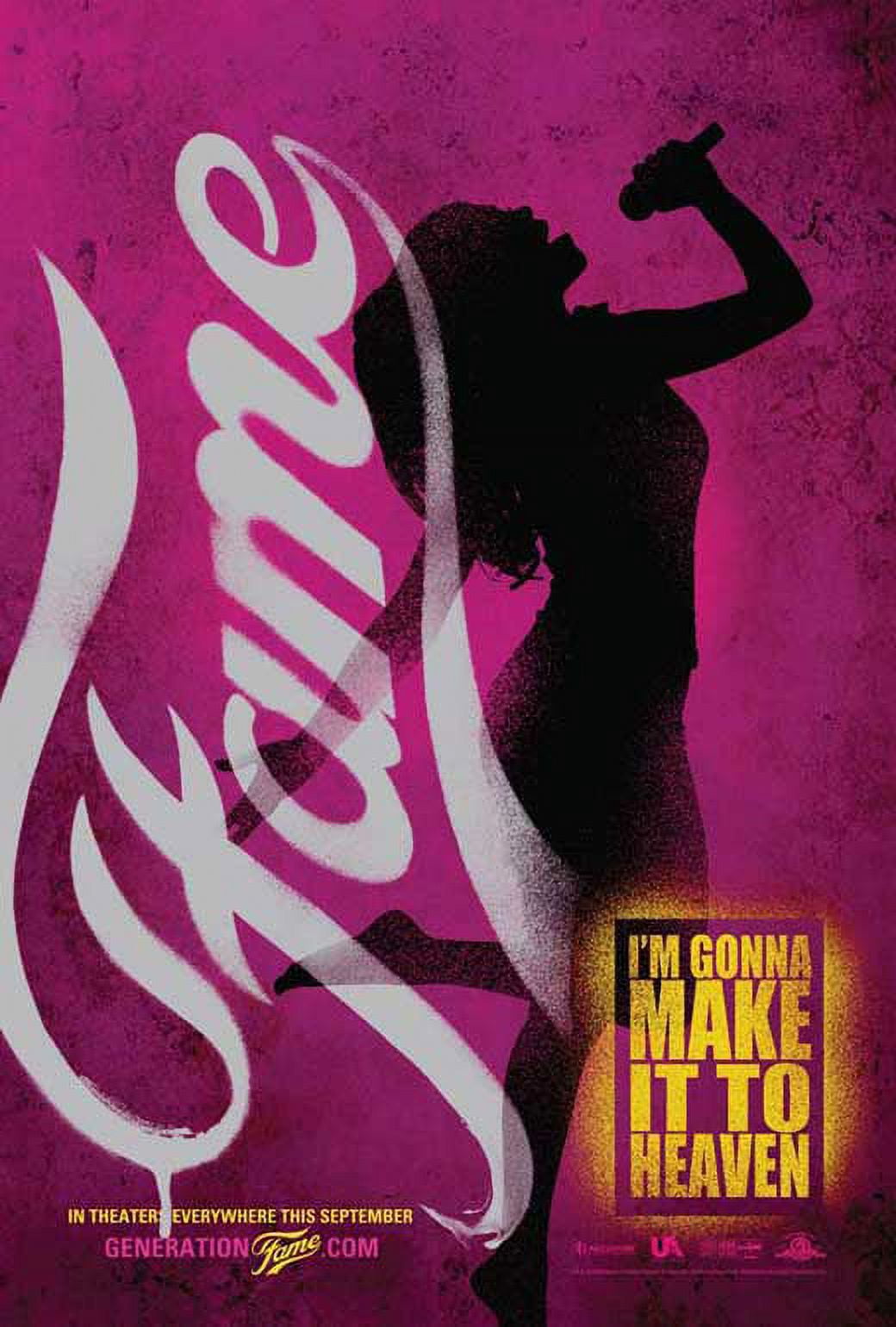 Fame - movie POSTER (Style C) (11" x 17") (2009) - Walmart.com