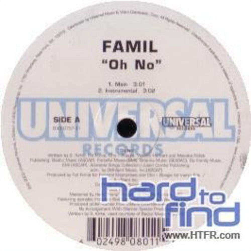 Famil - Oh No - Music & Performance - Vinyl - Walmart.com