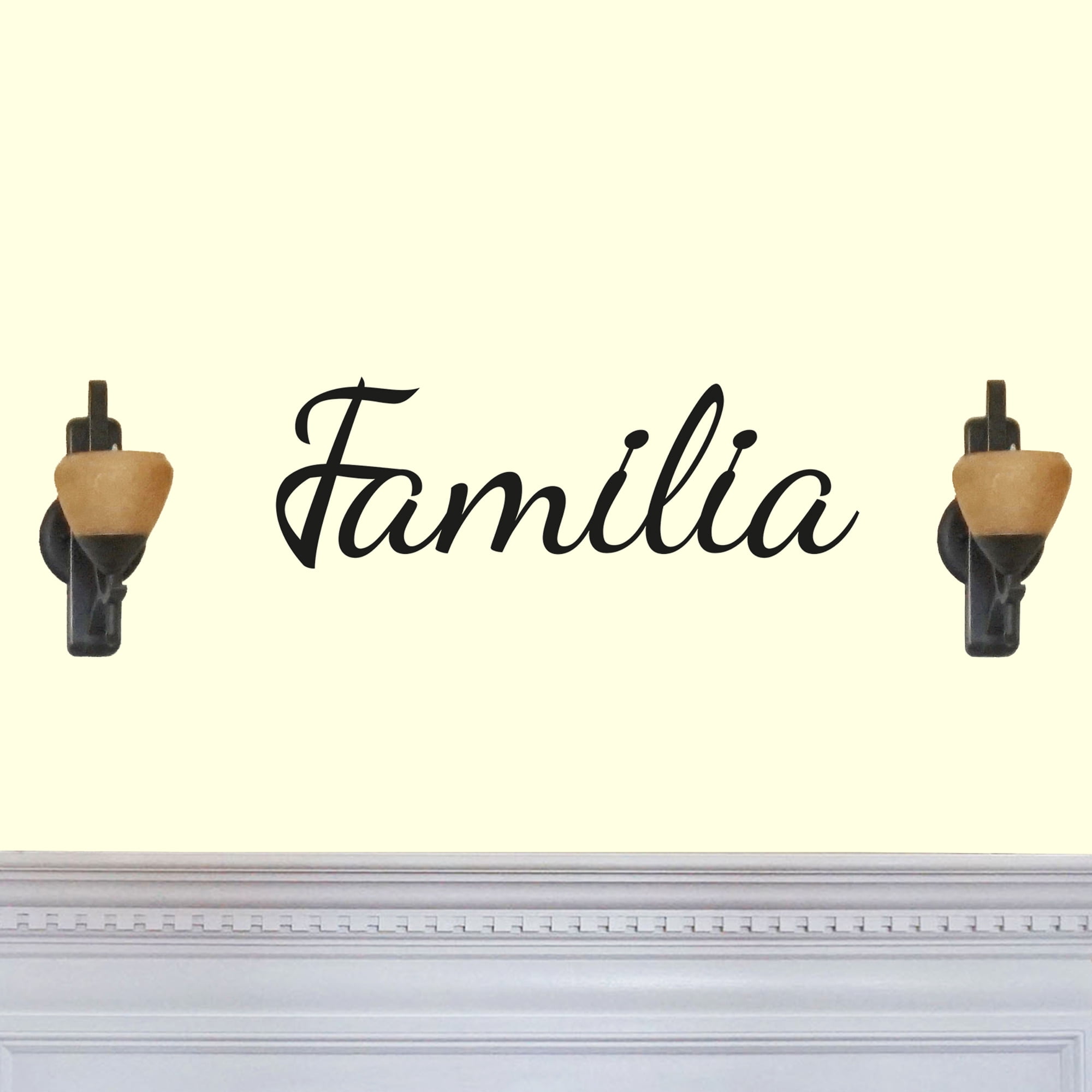 Familia Spanish Family Word Art Laser Cut Solid Steel Decorative Home ...