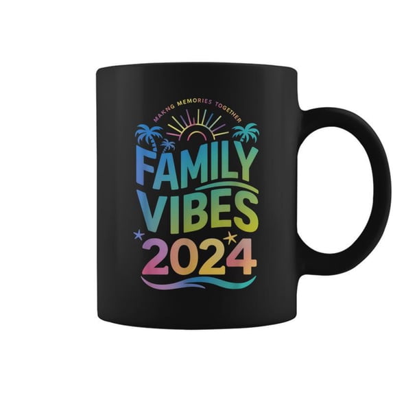 Family 2024 Vibes Family Vacation Making Memories Summer Coffee Mugs ...