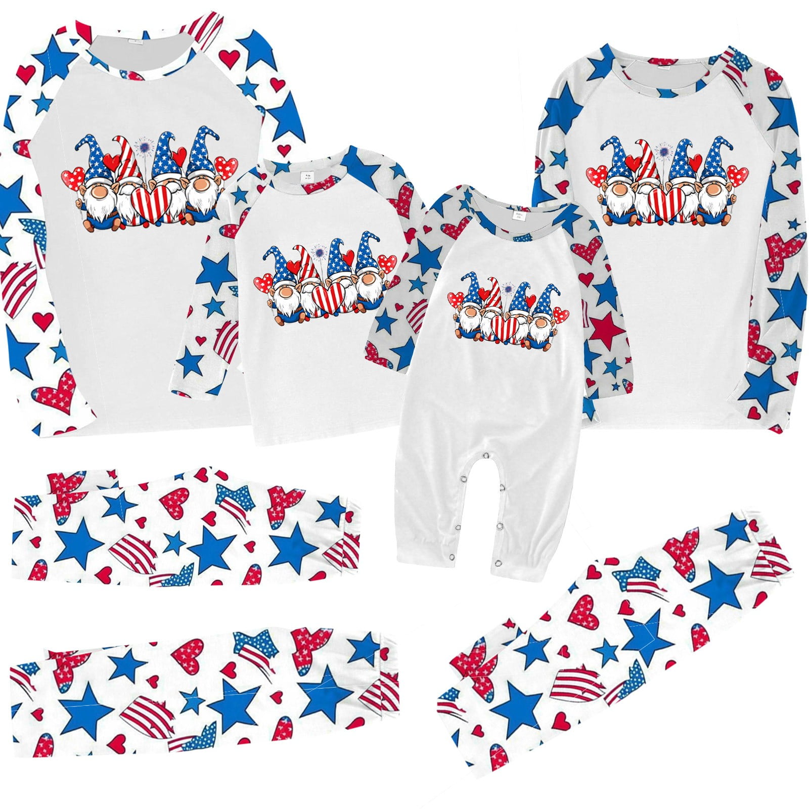 Family 4th of July Matching Outfits Family Matching Pajamas 2 Piece ...