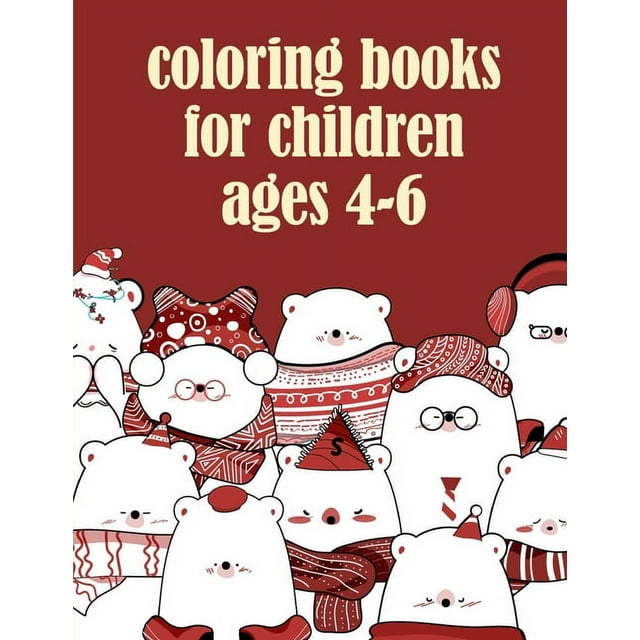Family Activity: coloring books for children ages 4-6: An Adorable ...