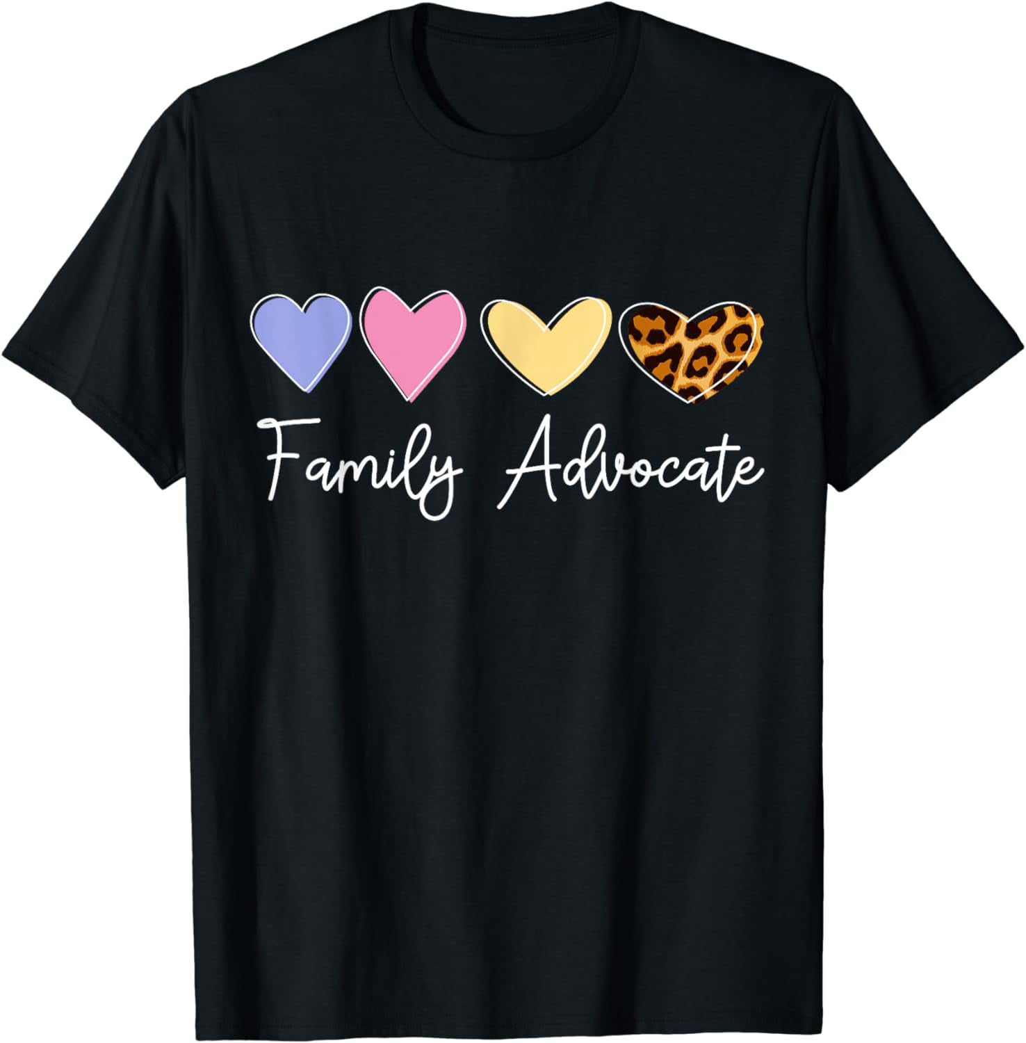Family Advocate Back to School Teacher Appreciation Week Cotton T-Shirt ...