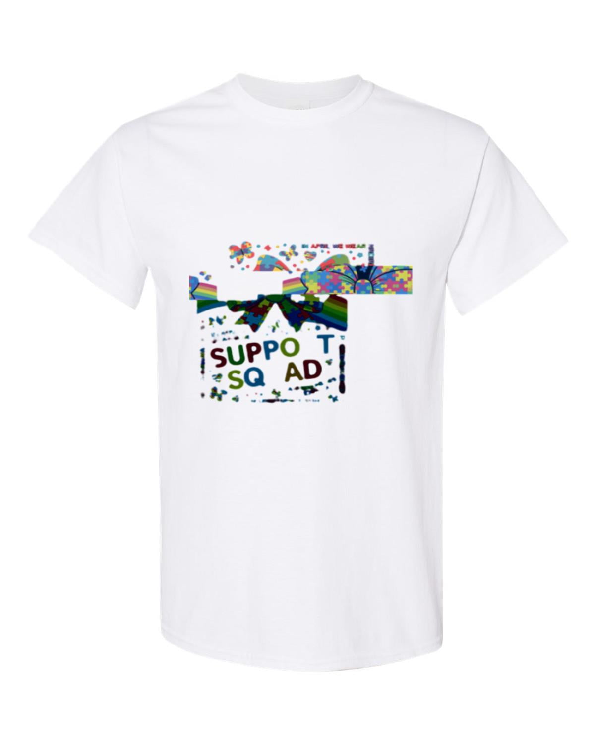 Family Autism Support Squad For A SPED Teacher Awareness Gift Unisex T ...