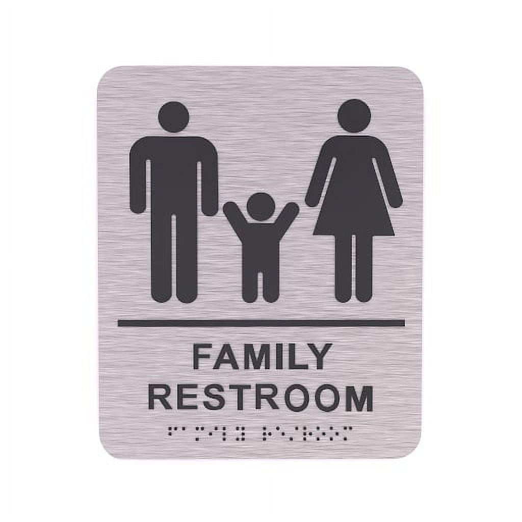 Family Bathroom Sign Blinksigns - ADA Compliant Restroom Signs ...