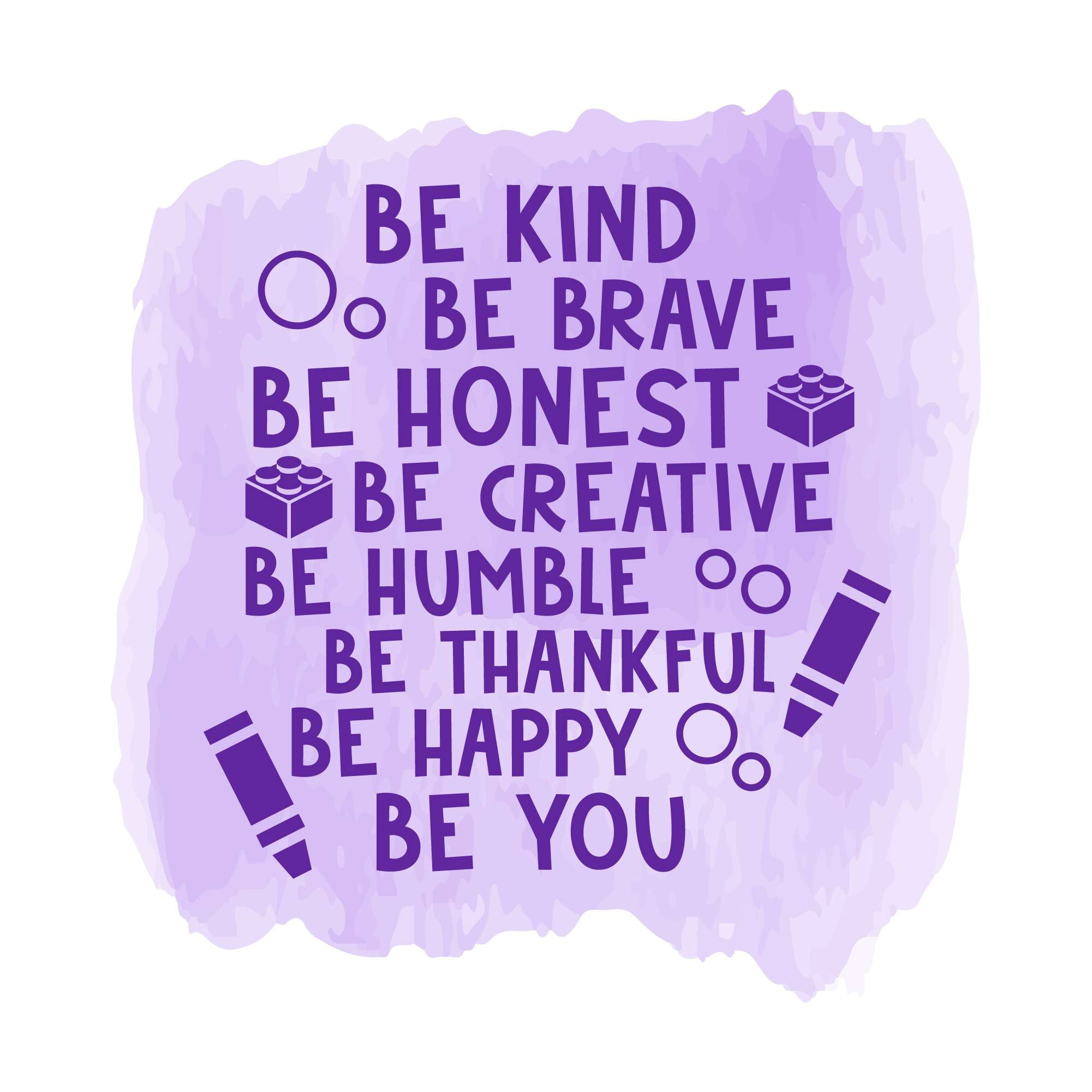 Family Be Honest Be Creative Empowering Quote Wall Decal Decoration Be ...