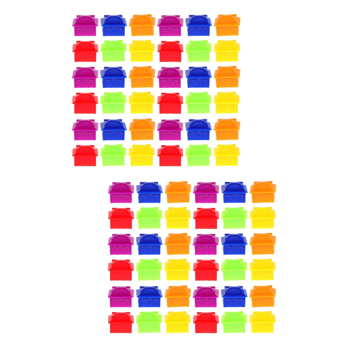 Family Board Games Replacement Chess Tokens Fragments Plastic 240 Pcs ...