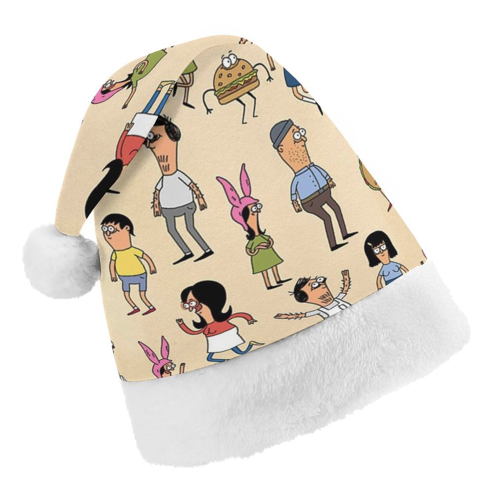 Family Bob's Burgers Cartoon Christmas Hat for Adult And Kids Xmas ...