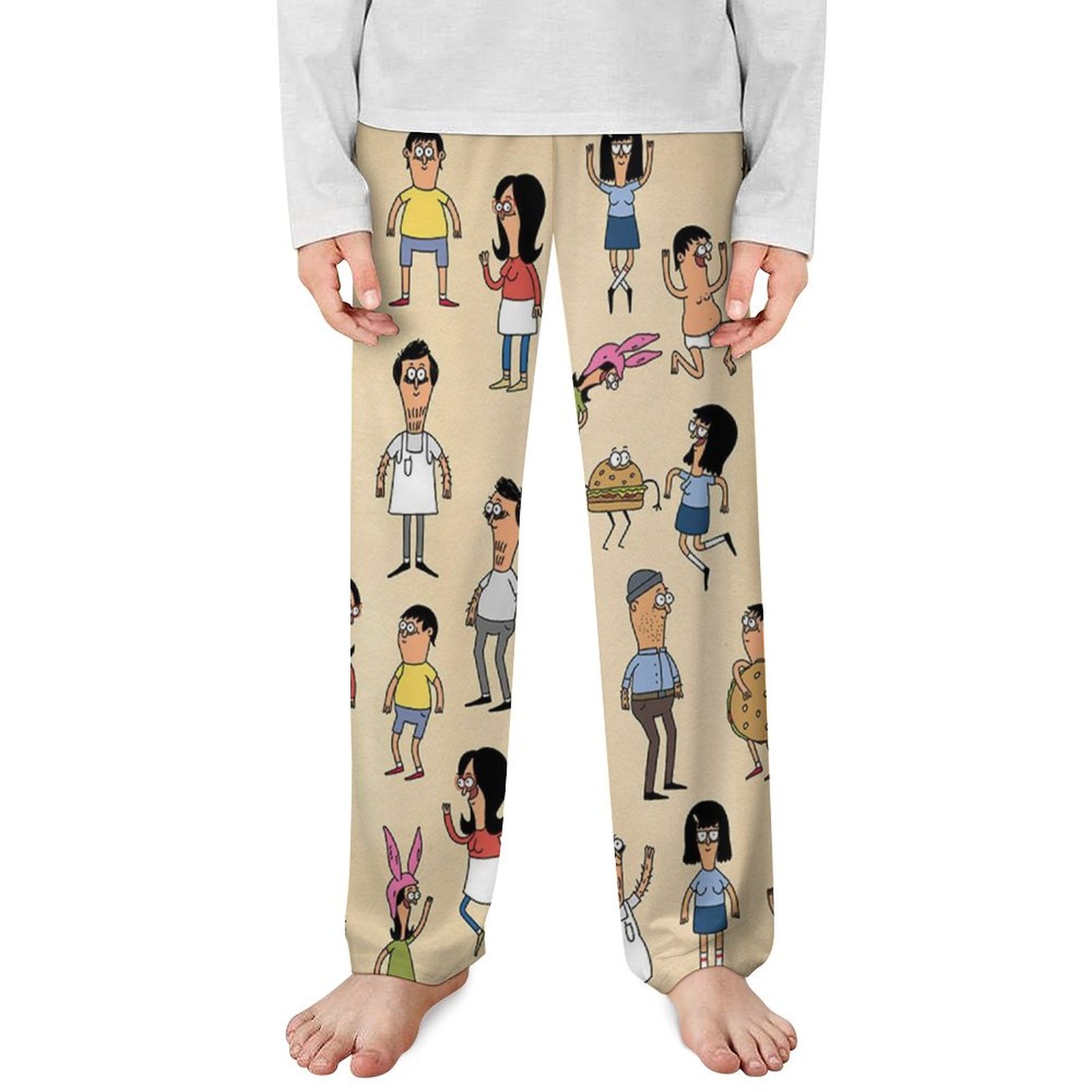 Family Bob's Burgers Cartoon Comfy Pajamas For Kids Cozy Lounge ...