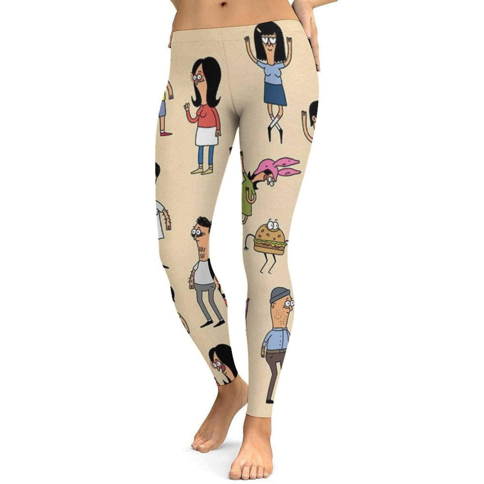 Family Bob's Burgers Cartoon Women's Yoga Pants High Waisted Tummy ...