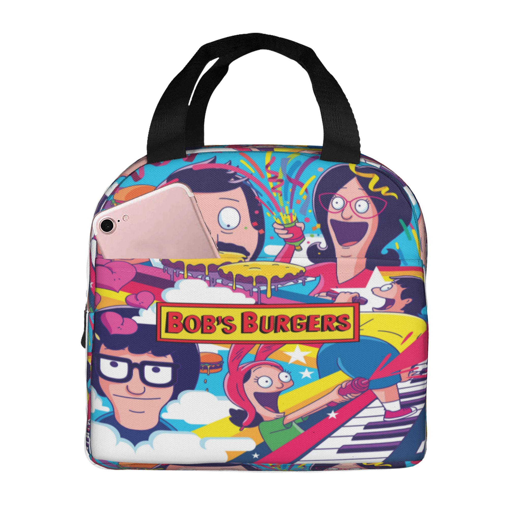 Family Bob's Burgers Lunch Bag Large Capacity Lunch Box Reusable ...
