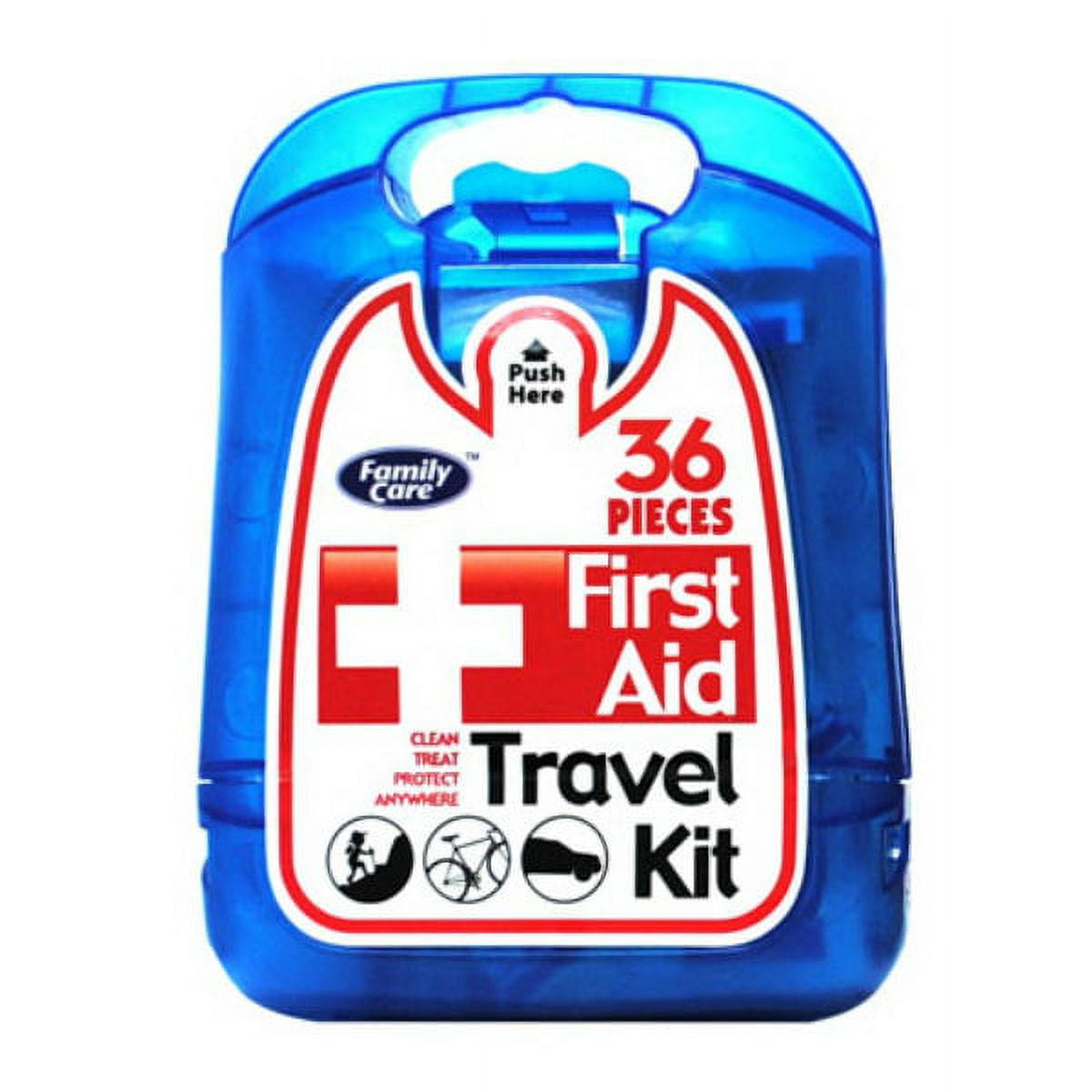 Family Care 80707988848 First Aid Kit, Hard Plastic Case, 36 Piece ...