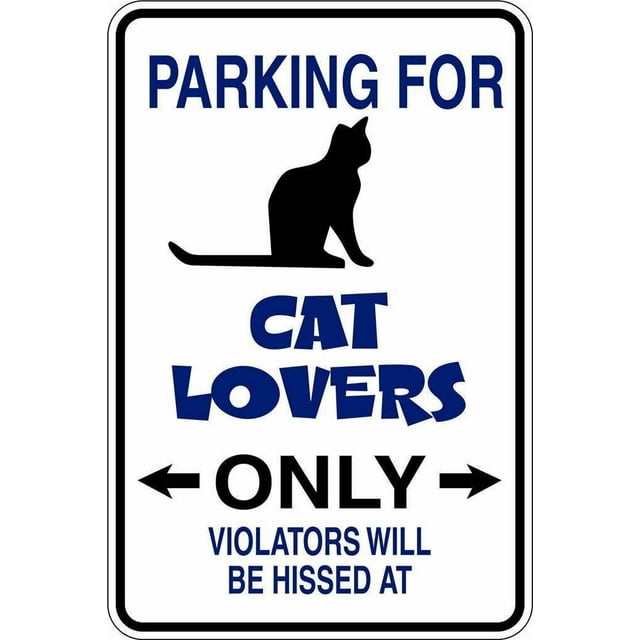 Family Cat Lovers Only Cute Pets Wall Decal Decoration Parking for Cats ...