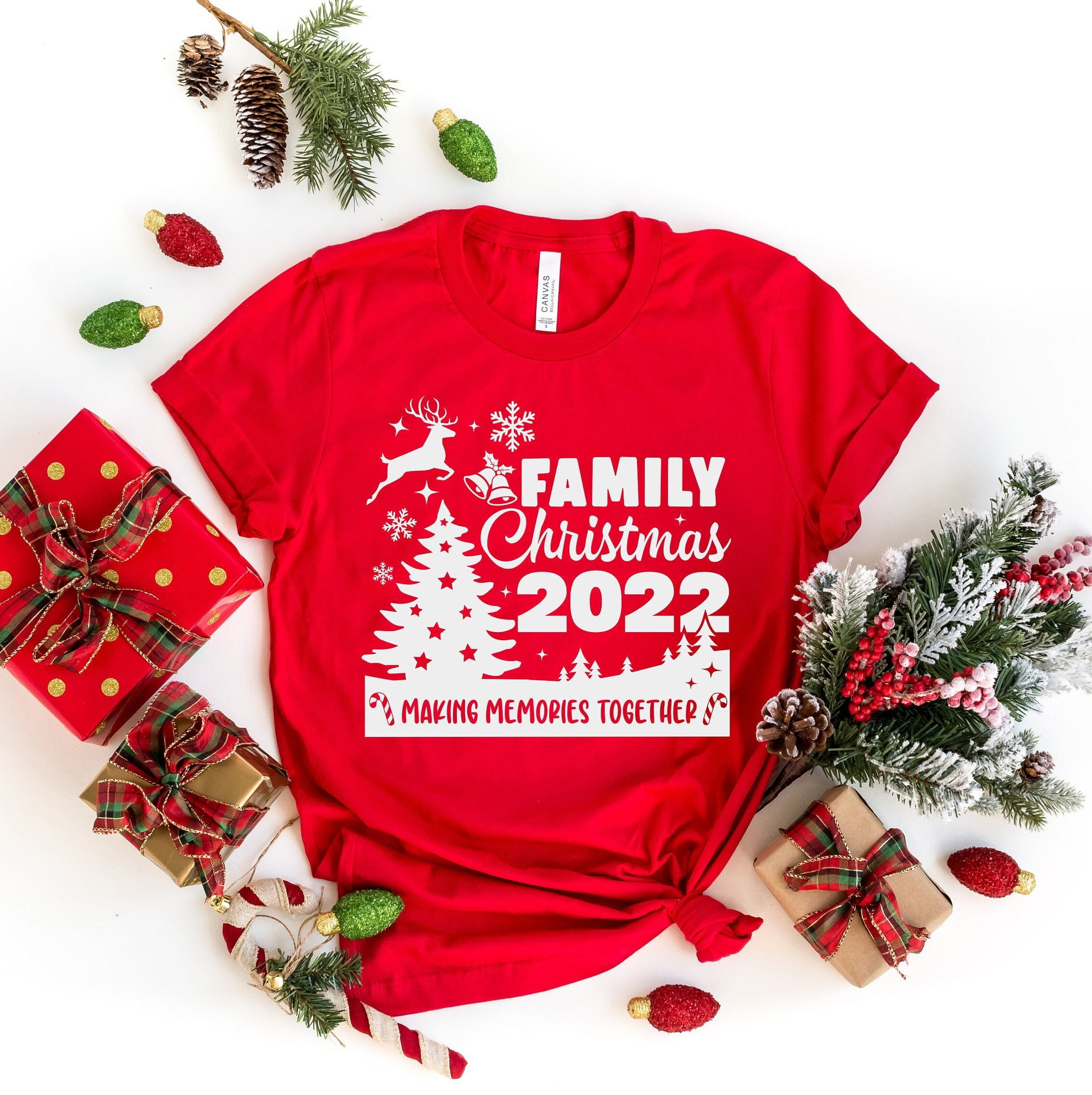Family Christmas 2022 Shirt, Christmas Shirt, Matching Christmas Santa ...