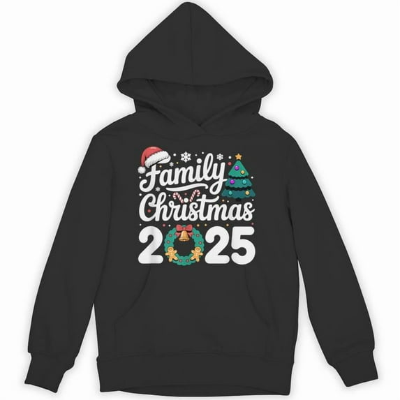 Family Christmas 2025 Funny Family Xmas Holiday Simple Graphic Pajama ...