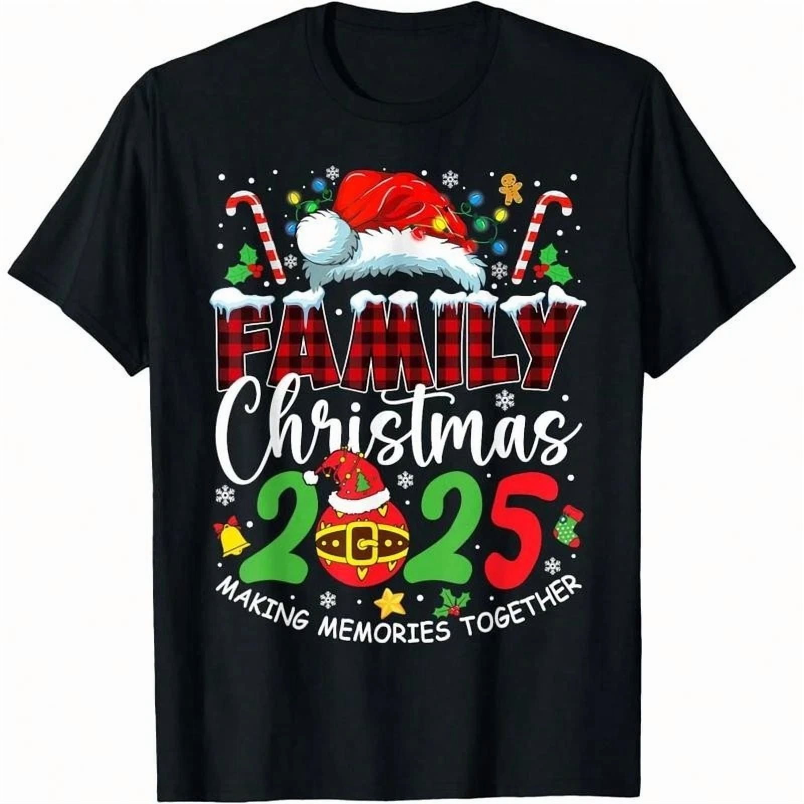 Family Christmas 2025 Matching Squad Elf Funny Xmas Crew Unisex T-Shirt ...